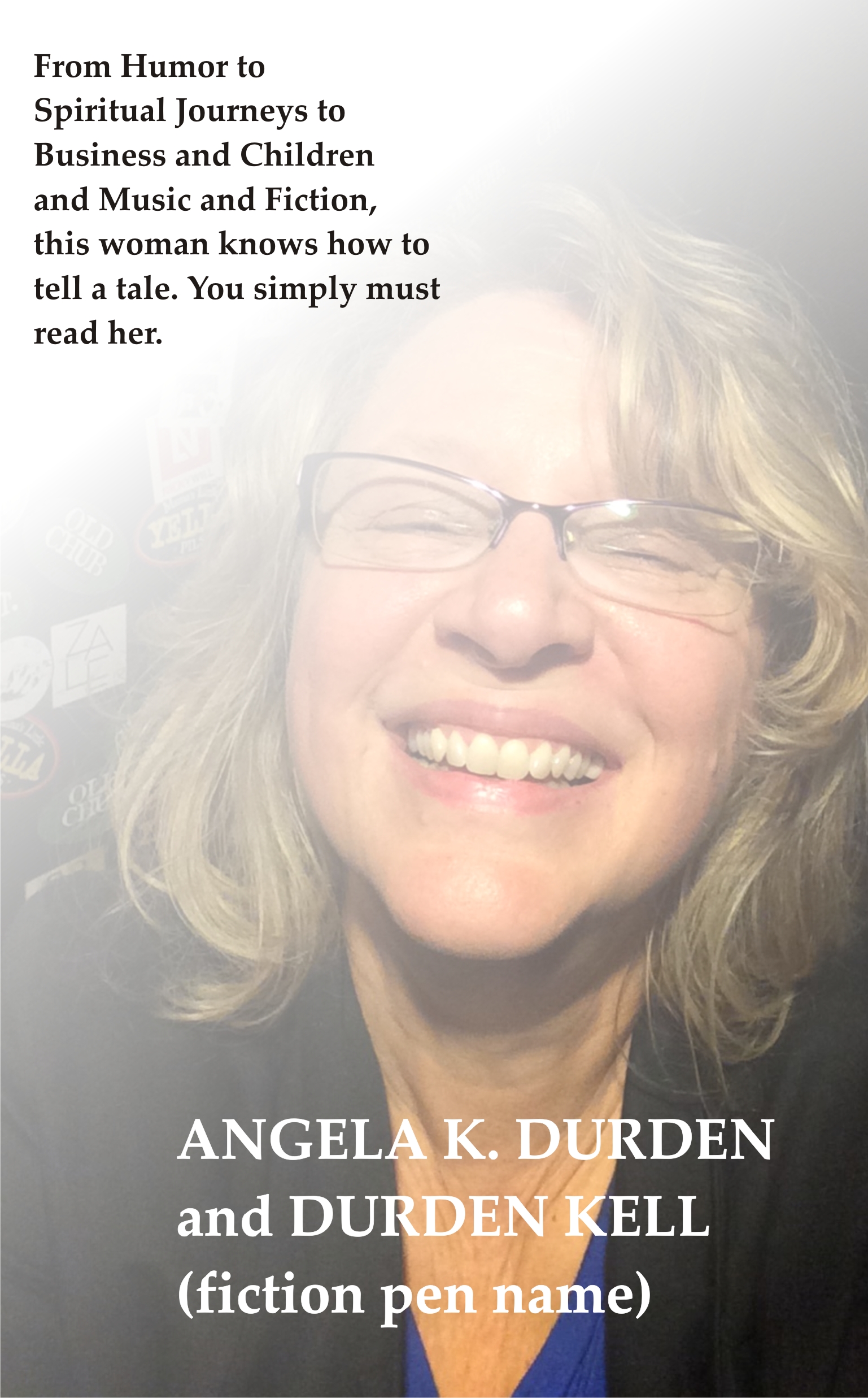 You've got to read. Durden Kell and Angela K. Durden have books. Hello? Match made in heaven ...